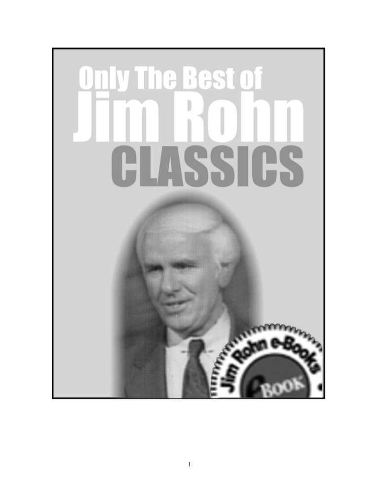 The Jim Rohn Classics 3-Pack by Jim Rohn | Goodreads