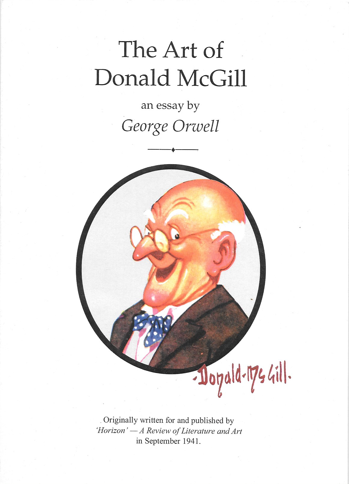 The Art of Donald McGill; an essay by George Orwell | Goodreads