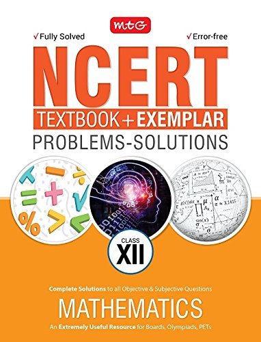 Ncert Exercises + Exemplar Solutions Mathematics - Class 12 by MTG ...