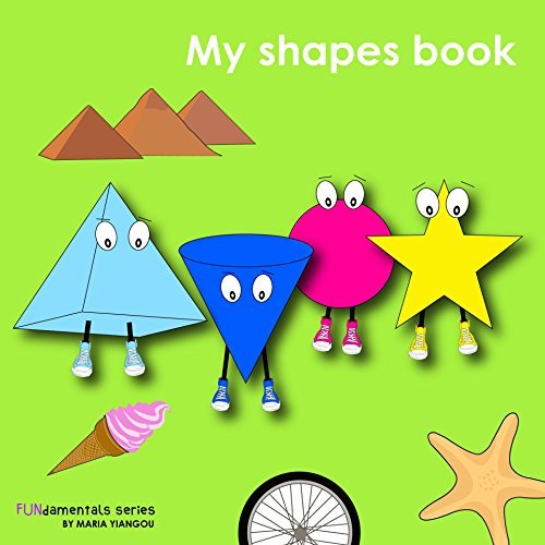 My shapes book: Learn 2D & 3D shapes picture book with matching objects ...