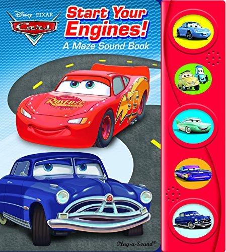 Disney Pixar Cars - Start Your Engine! Maze Sound Book - PI Kids by ...