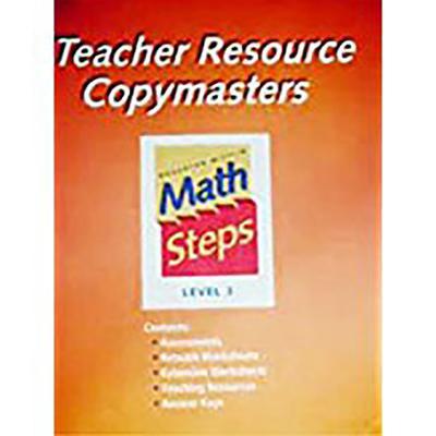 Math Steps: Teacher Resource Copymasters Grade 3 by Houghton Mifflin ...