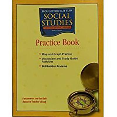 Houghton Mifflin Social Studies: Practice Book Level 5 US History by ...