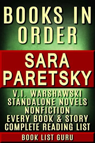 Sara Paretsky Books in Order: VI Warshawski series, VI Warshawski short ...