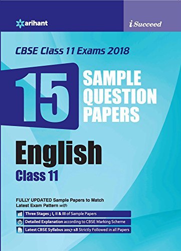 I-Succeed 15 Sample Question Papers CBSE Examination 2018 - ENGLISH ...