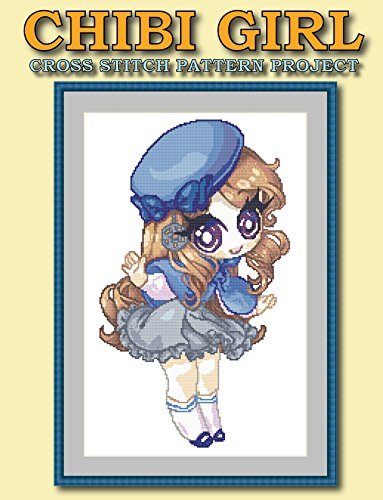 Chibi Girl Cross Stitch Pattern Project: Fun and Easy Needlework Design ...