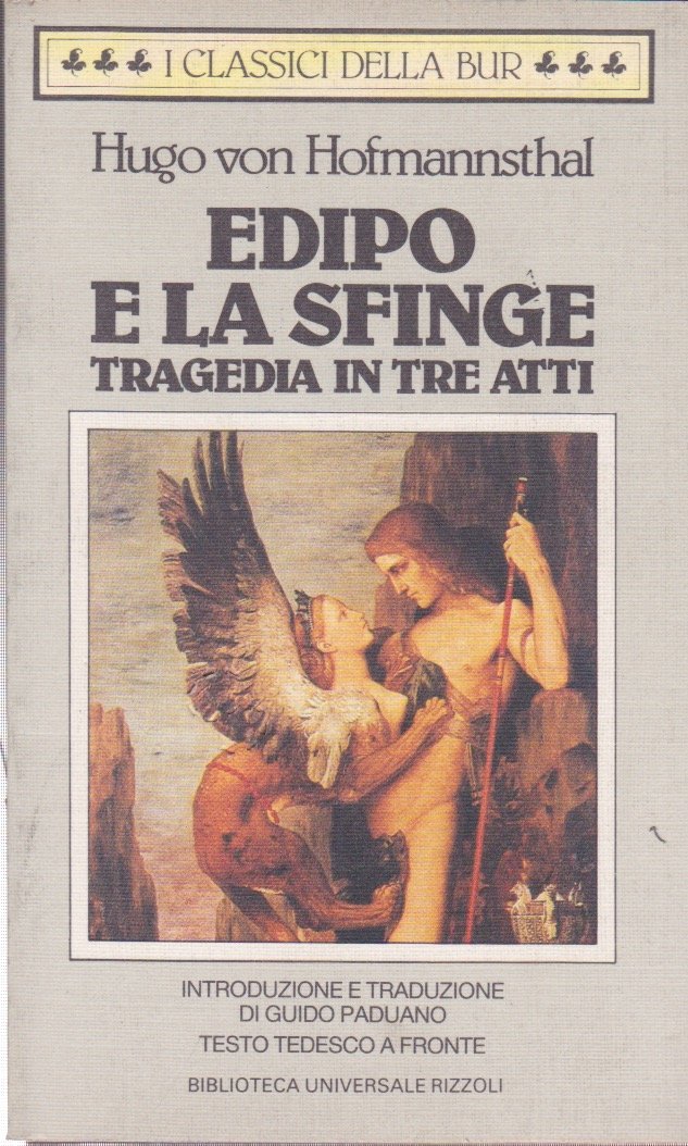 Edipo e la Sfinge by Hugo von Hofmannsthal | Goodreads