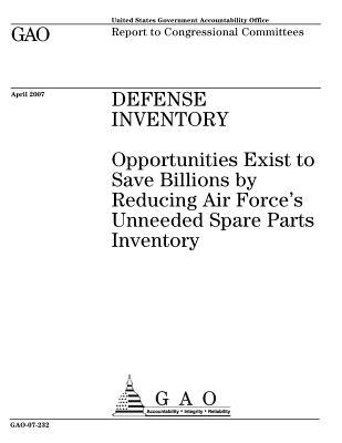 Defense Inventory: Opportunities Exist to Save Billions by Reducing Air ...