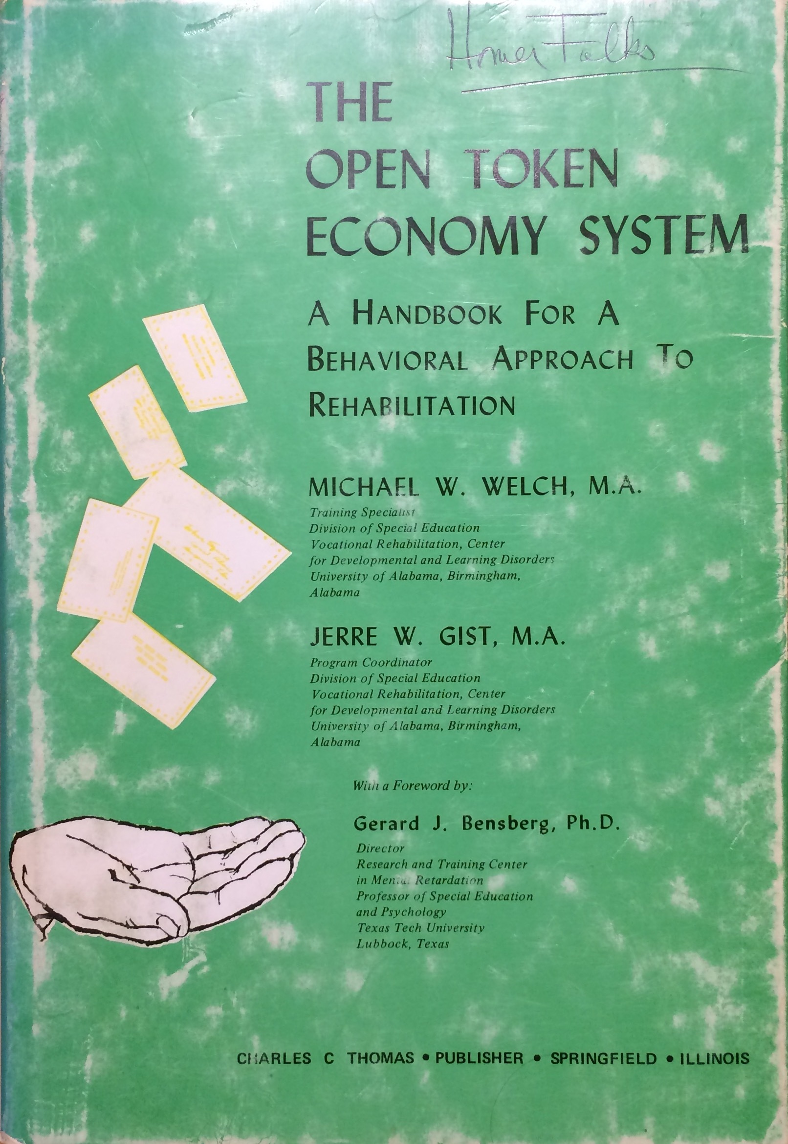 The open token economy system;: A handbook for a behavioral approach to ...