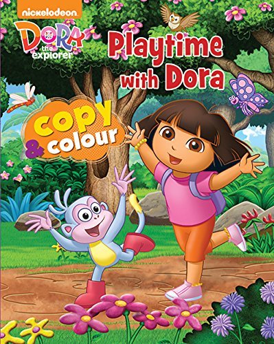 'Nickelodeon Dora the Explorer Playtime with Dora Copy & Colour by ...