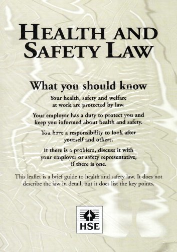 Health and Safety Law : What You Should Know by Health and Safety ...