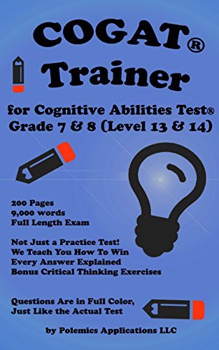 COGAT Trainer: for Cognitive Abilities Test Grade 7 & 8 by Dustin Pack ...