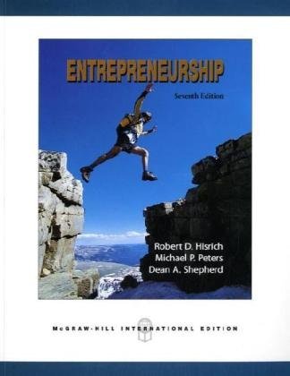 Entrepreneurship by Robert D. Hisrich | Goodreads