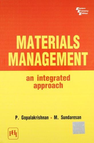Materials Management: An Integrated Approach 1St Edition by Sundaresan ...