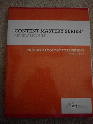 RN Pharmacology for Nursing Edition 7. 0 by Ati | Goodreads