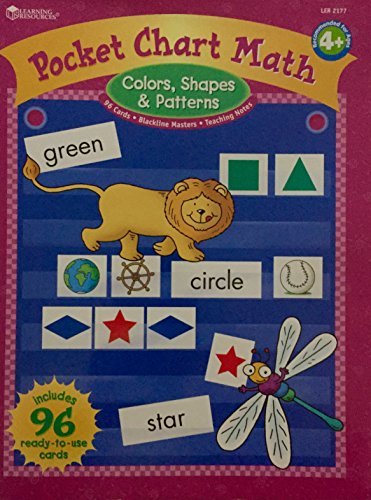 Pocket Chart Math, Colors, Shapes & Patterns by Stephanie Herbek ...
