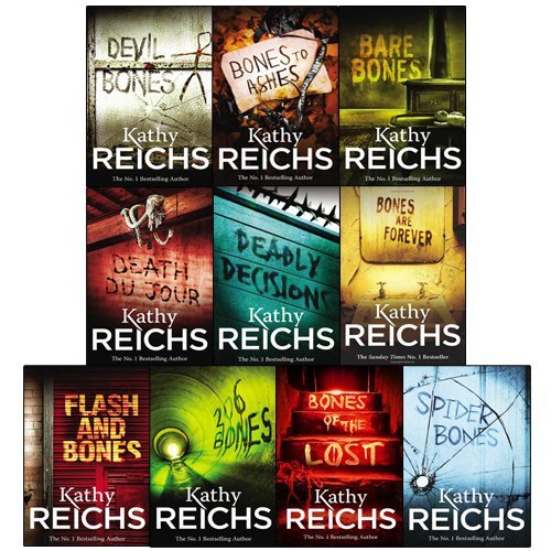 Temperance Brennan 10 Books: (Deadly Decisions / 206 Bones / Devil Bones / Bare Bones / Death Du ...
