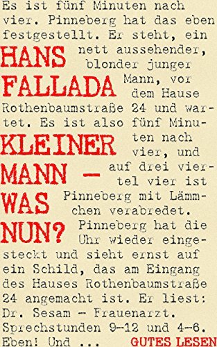 Kleiner Mann Was Nun Fallada