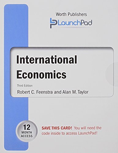 Launchpad for Feenstra's International Economics by Robert C. Feenstra ...