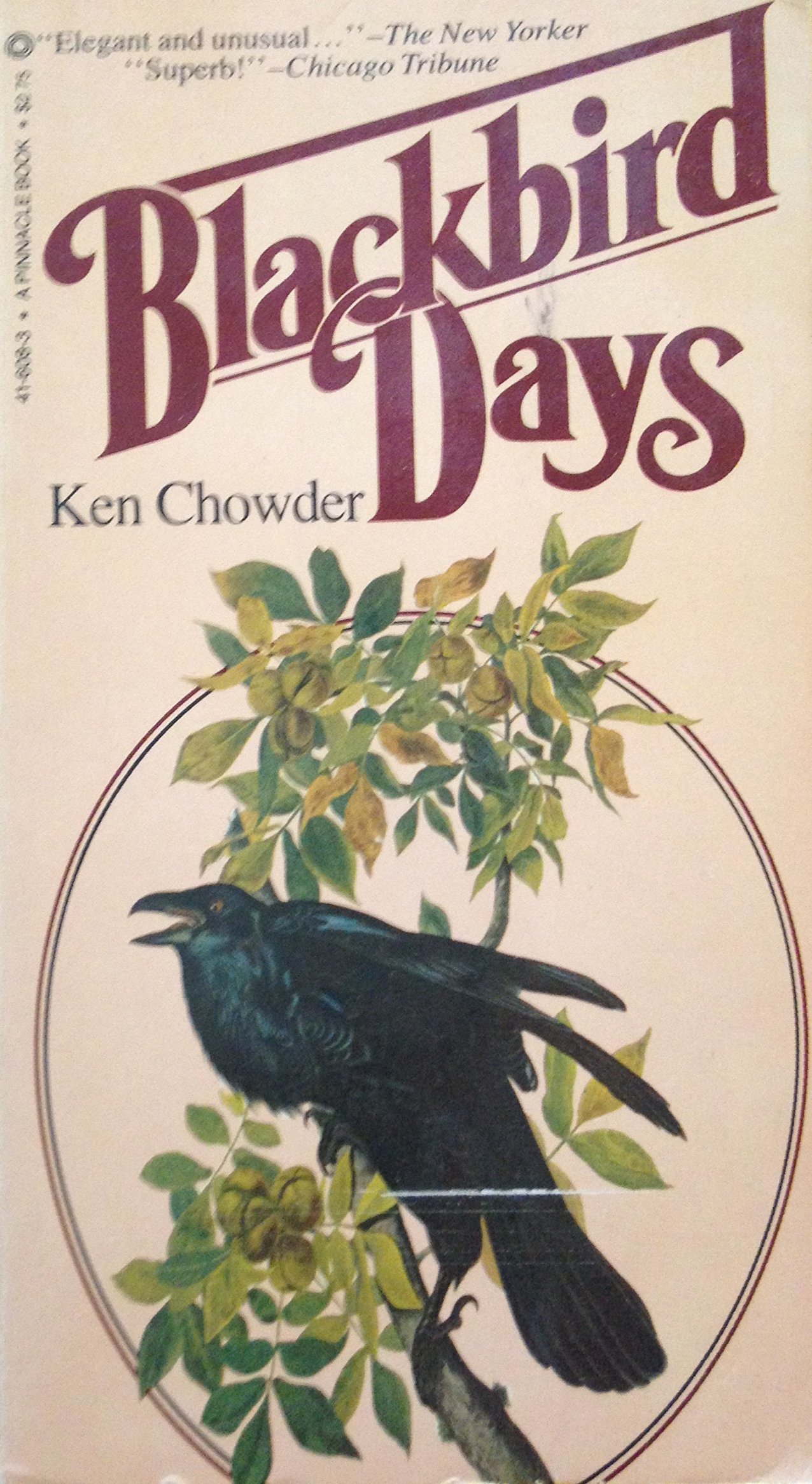 Blackbird Days by Ken Chowder | Goodreads