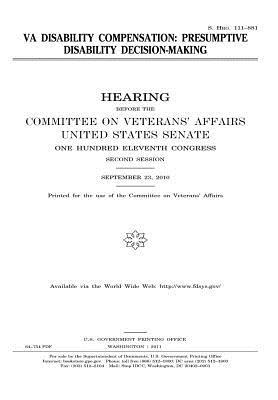 Va Disability Compensation: Presumptive Disability Decision-Making by U ...