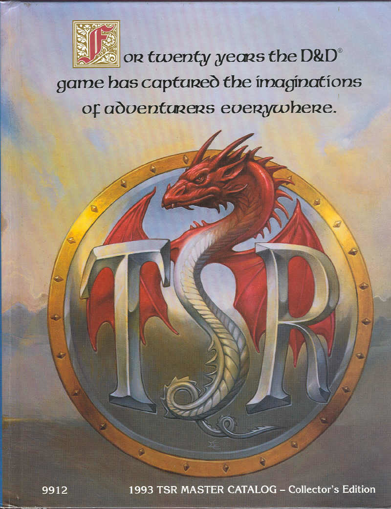 1993 TSR Master Catalog by TSR Inc. | Goodreads