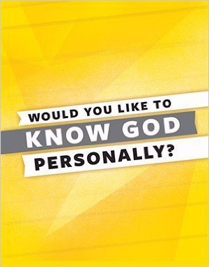 Know God Personally Booklet -- Gold version (25 pack) by Cru | Goodreads