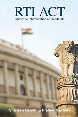 RTI-ACT by Shailesh Gandhi/Pralhad Kachare | Goodreads
