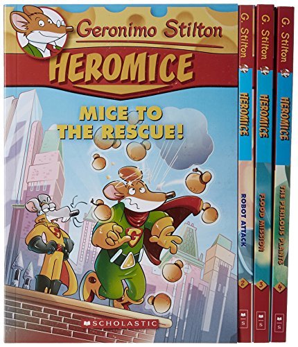 GERONIMO STILTON ?HEROMICE SLIP-CASE SET (4 books sets) [Paperback ...