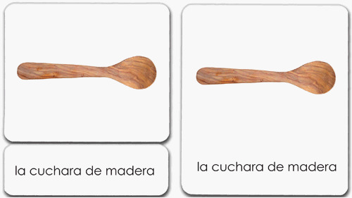 Los Utensilios (Utensils) Spanish 3-Part Cards by Maitri Learning ...