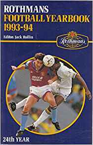 Rothmans Football Yearbook: 1993-94 by Jack Rollin | Goodreads