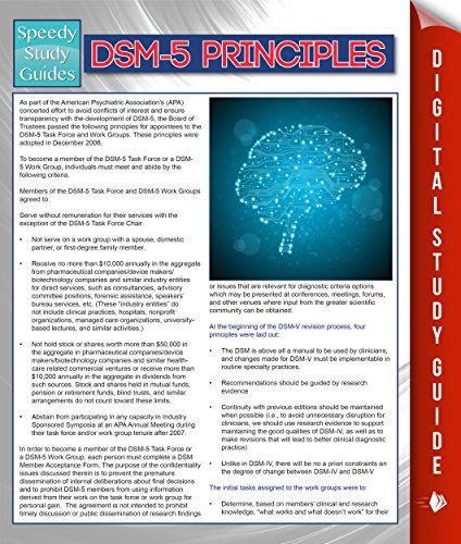 DSM-5 Principles (Speedy Study Guides) by Speedy Publishing | Goodreads