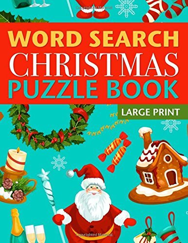 Christmas Word Search Puzzle Book (Large Print): Holiday Fun for Adults ...