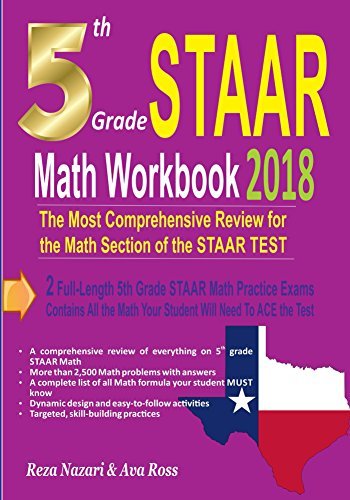 5th Grade STAAR Math Workbook 2018: The Most Comprehensive Review for ...
