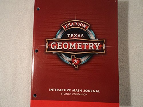 Pearson Texas Geometry: Interactive Math Journal Student Companion by ...