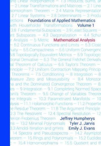 Foundations of Applied Mathematics, Volume 1: Mathematical Analysis by ...