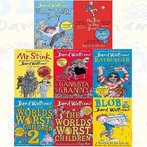 David Walliams 8 Books Collection: Billionaire Boy / The Boy in the ...
