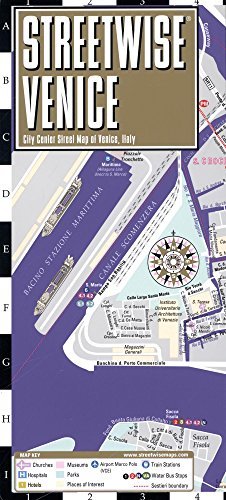 Streetwise Venice Map - Laminated City Center Street Map of Venice ...