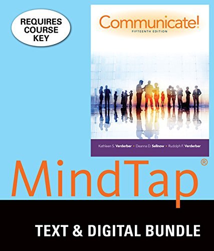 Communicate! [with MindTap Speech 1-Term Access Code] by Rudolph F ...
