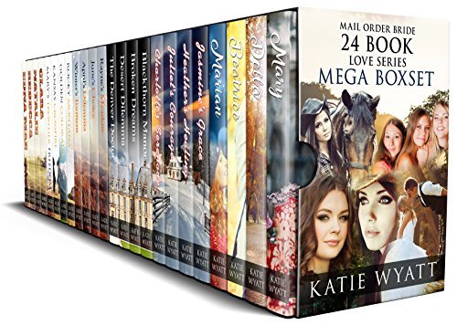 Brides of Frontier Western Romance Series: 24 Book Mega Box: 6 Complete ...