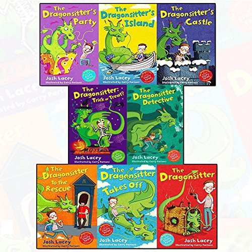 Dragonsitter series Josh Lacey Collection 8 Books Set by Josh Lacey ...