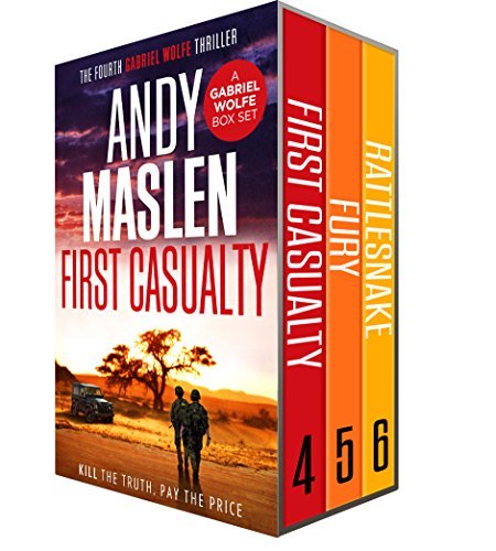 Gabriel Wolfe Boxset #2: First Casualty, Fury, Rattlesnake by Andy ...