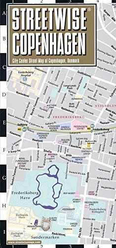 Streetwise Copenhagen Map - Laminated City Center Street Map of ...