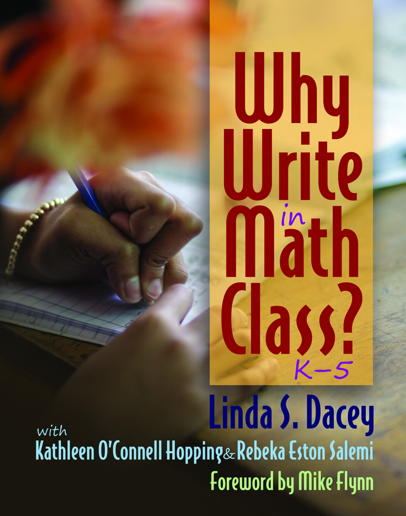 Why Write in Math Class? by Kathleen O'Connell Hopping | Goodreads