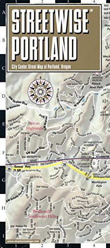Streetwise Portland Map - Laminated City Center Street Map of Portland ...