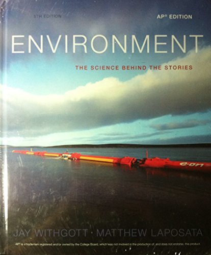 PEARSON AP Environment: The Science Behind the Stories, 2014, Student ...
