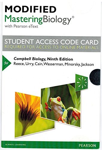 Campbell Biology [with Modified MasteringBiology Access Code] by Jane B ...