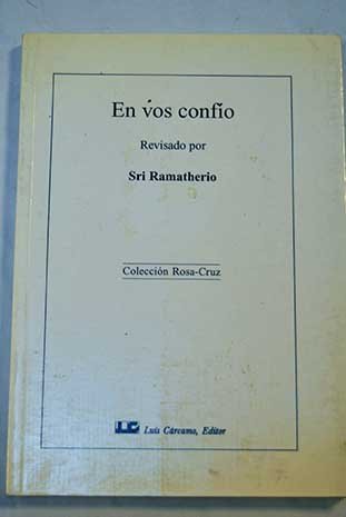 En Vos confio by Sri Ramatherio | Goodreads