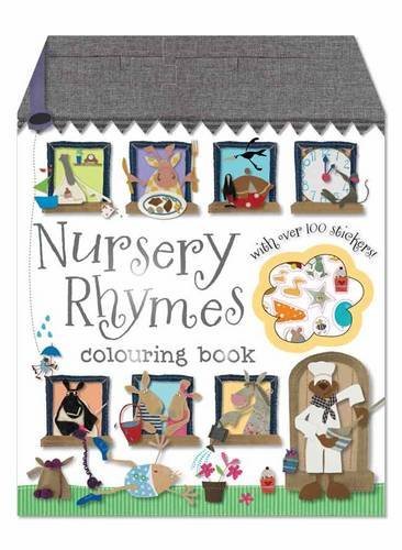 Nursery Rhymes Colouring Book (Newsprint) (Shaped Sticker and Colouring ...