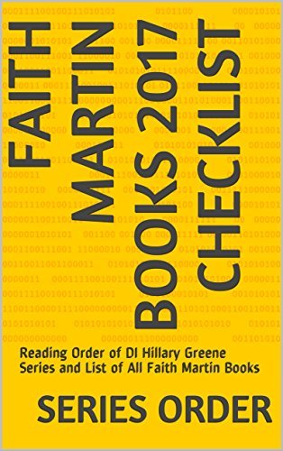 Faith Martin Books 2017 Checklist: Reading Order of DI Hillary Greene ...